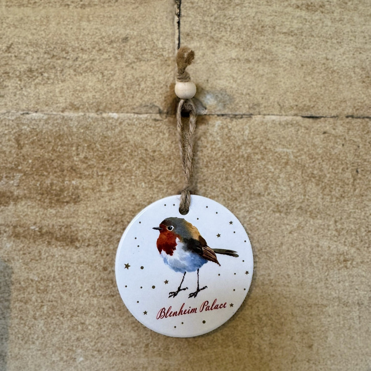 Holly & Robin Christmas Round Decoration – Blenheim Palace